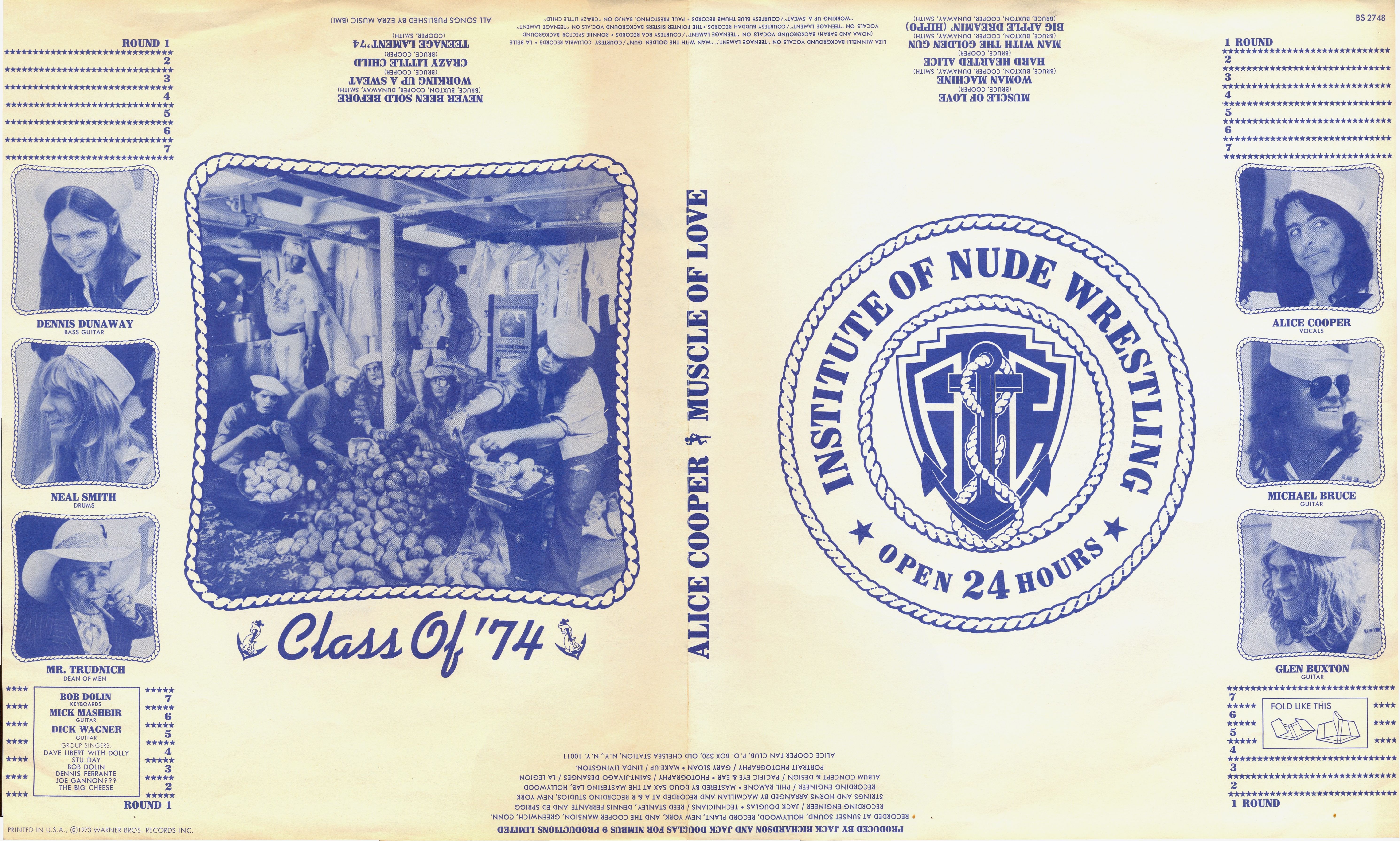 Alice Cooper Muscle Of Love : LP Booklet us | CD Covers | Cover Century ...